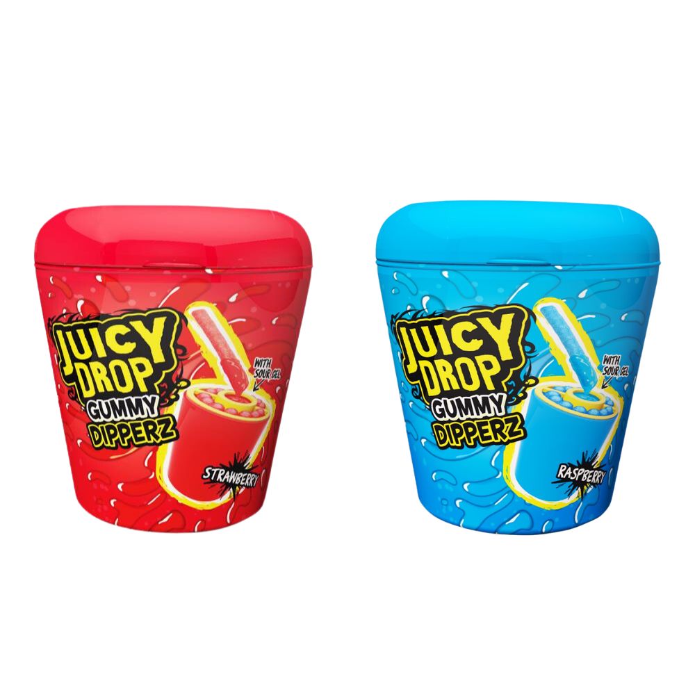 Vente en gros de Bazooka Juicy Drop Gummy Dipperz 96 g – Uncle Food