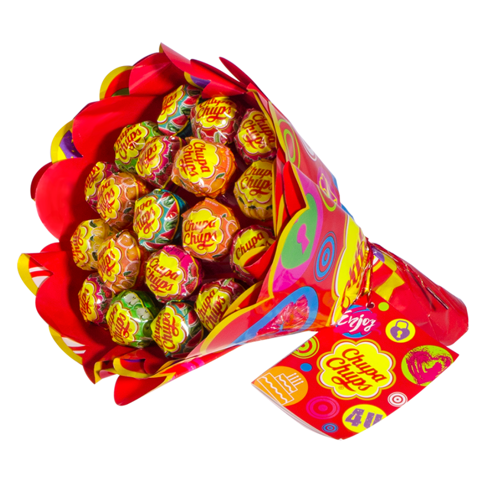 Wholesale sale of Chupa Chups Flower Bouquet of 12 – Uncle Food