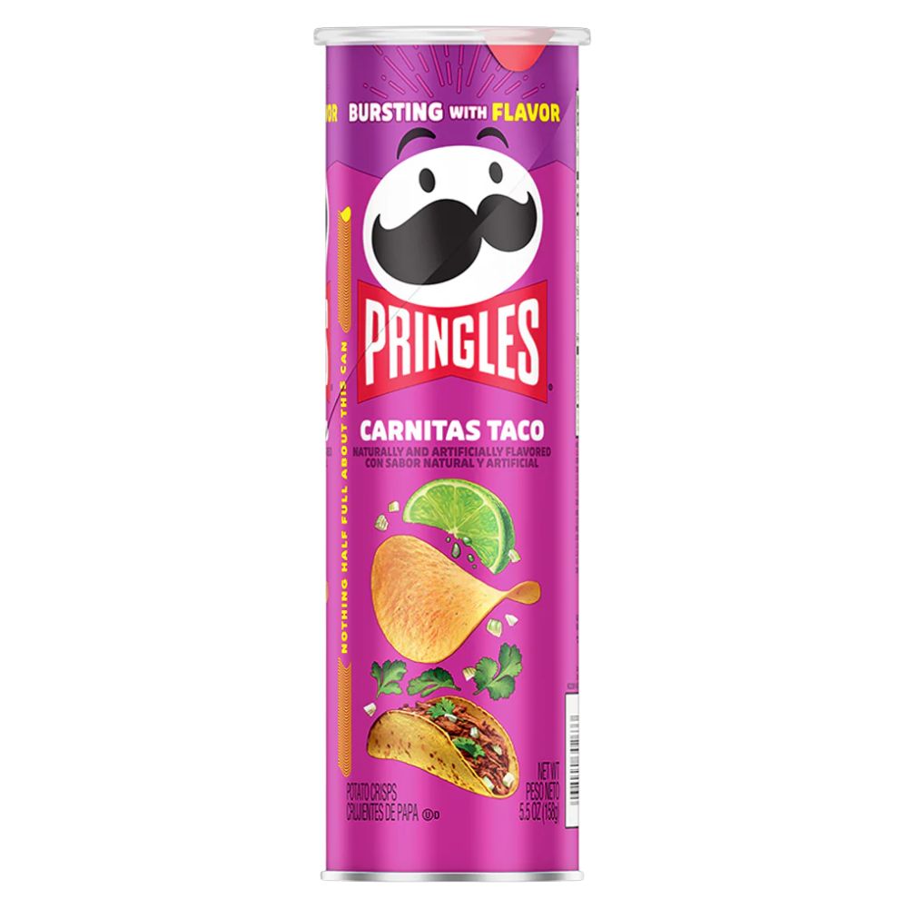 Pringles Carnitas Taco da 158g - Vendita all'ingrosso – Uncle Food