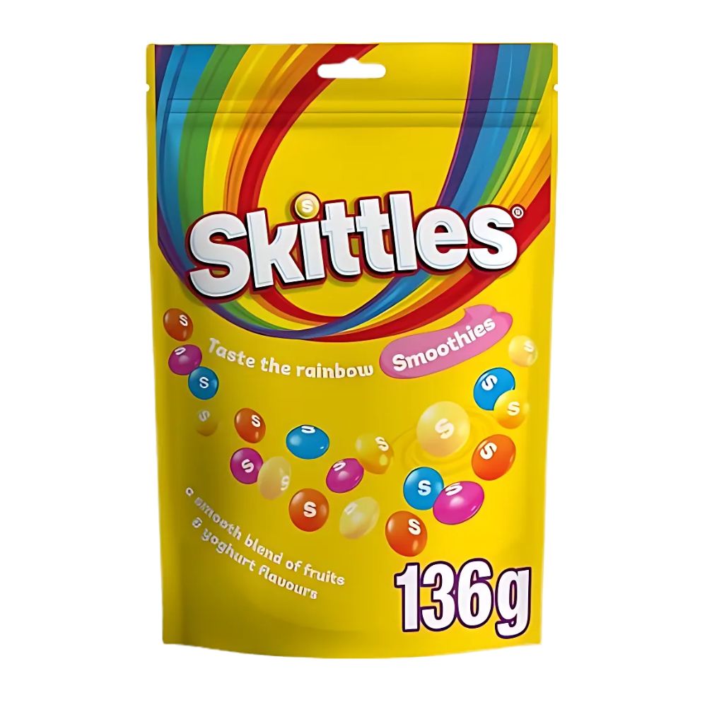 Wholesale sale of Skittles Smoothies Pouch 136g – Uncle Food