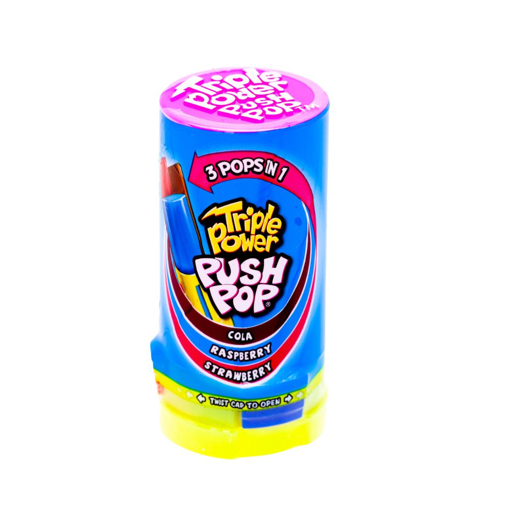 Wholesale sale of Bazooka Triple Power Push Pop 34g – Uncle Food