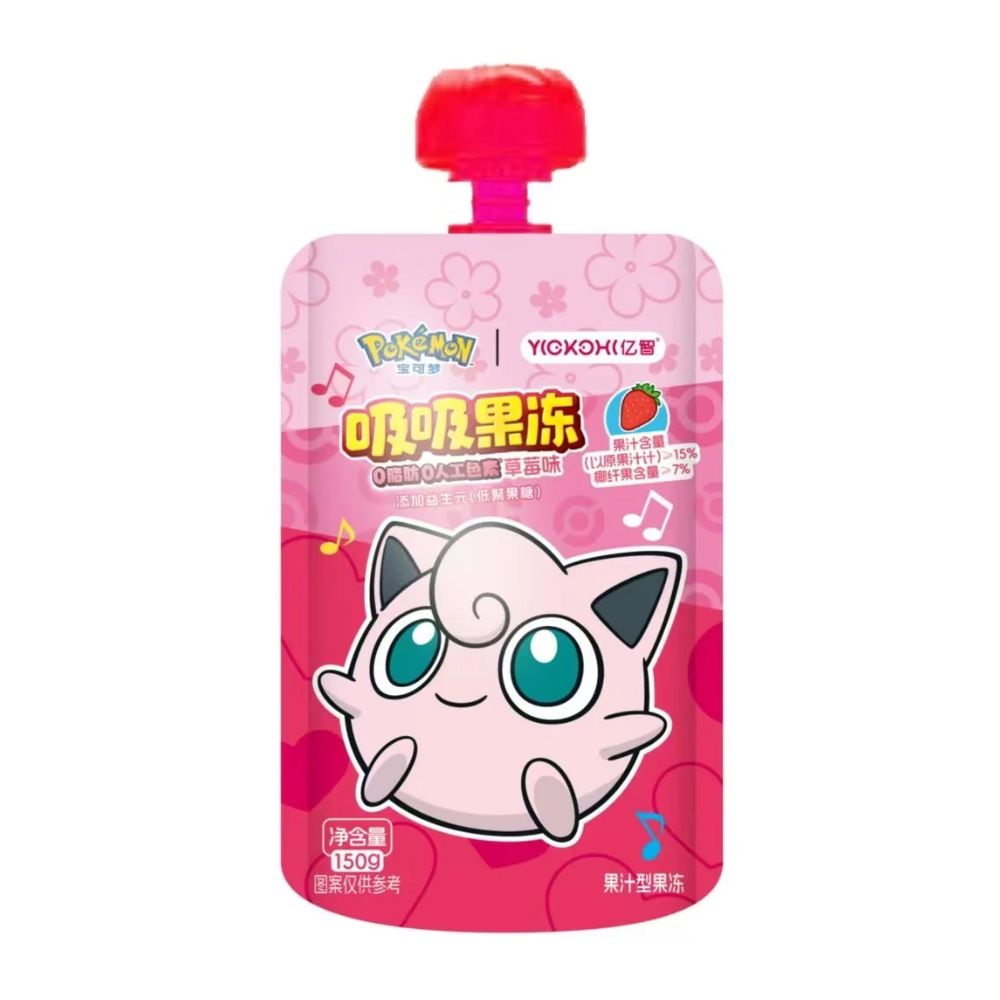Yizhi Pokemon Jigglypuff Strawberry Jelly 150g - Wholesale – Uncle Food