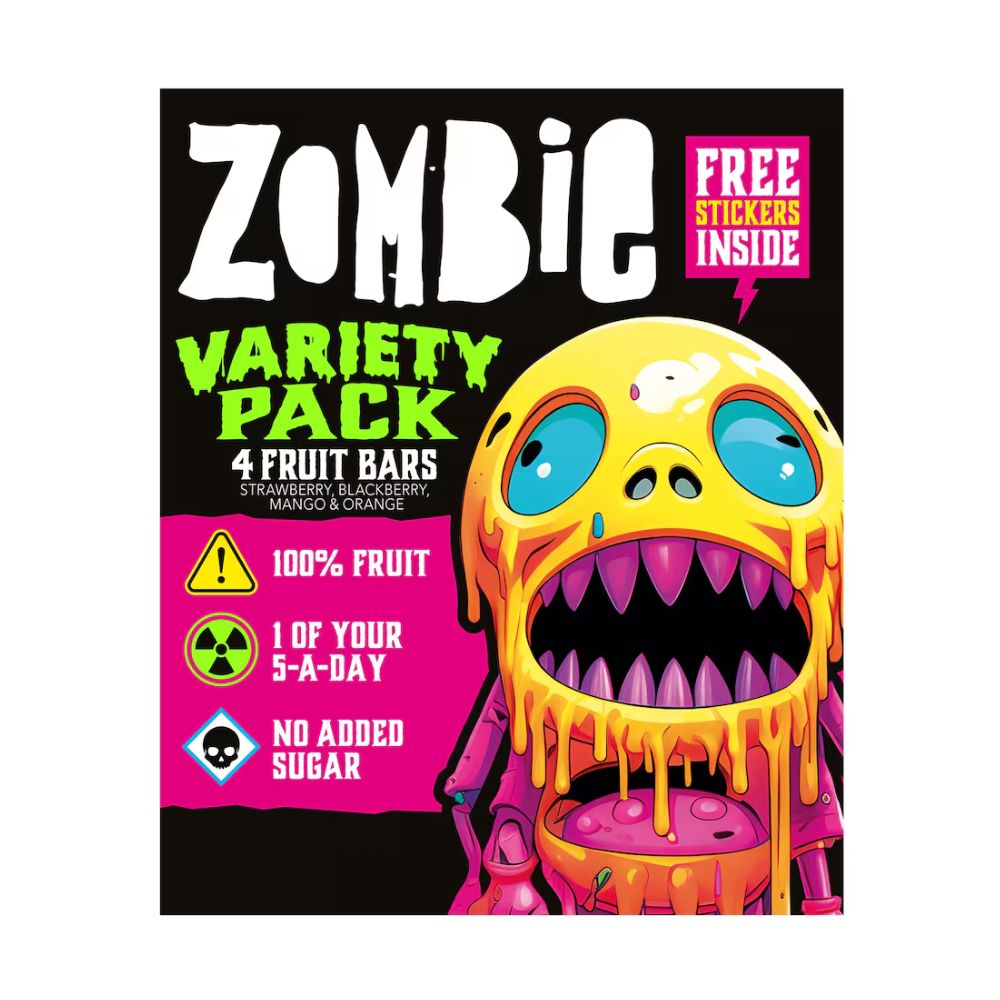 Zombie Variety Pack 4 Fruit Bars van 100g - Groothandelsverkoop – Uncle ...