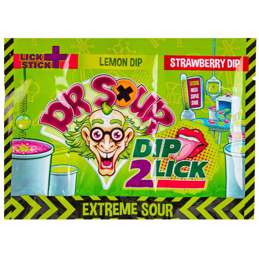 Wholesale sale of Dr. Sour Dip 2 Lick from 18g – Uncle Food