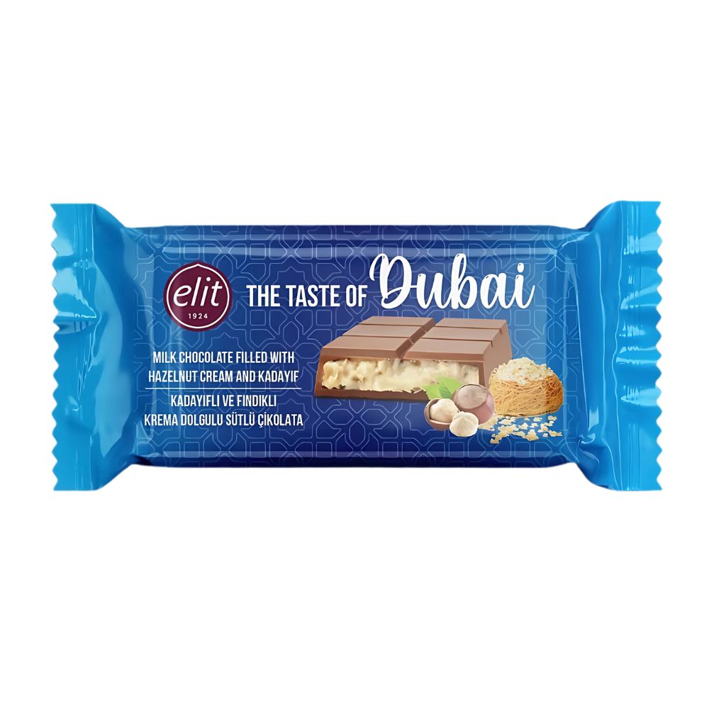 Elit Hazelnut Dubai Chocolate 90g - Wholesale – Uncle Food