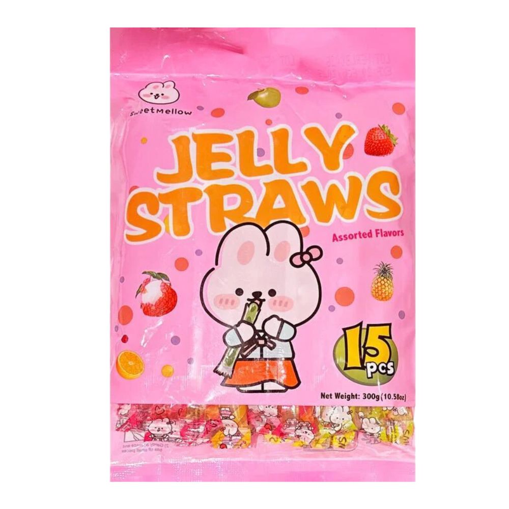 Wholesale sale of Jelly Straws Assorted Flavors, 300g – Uncle Food