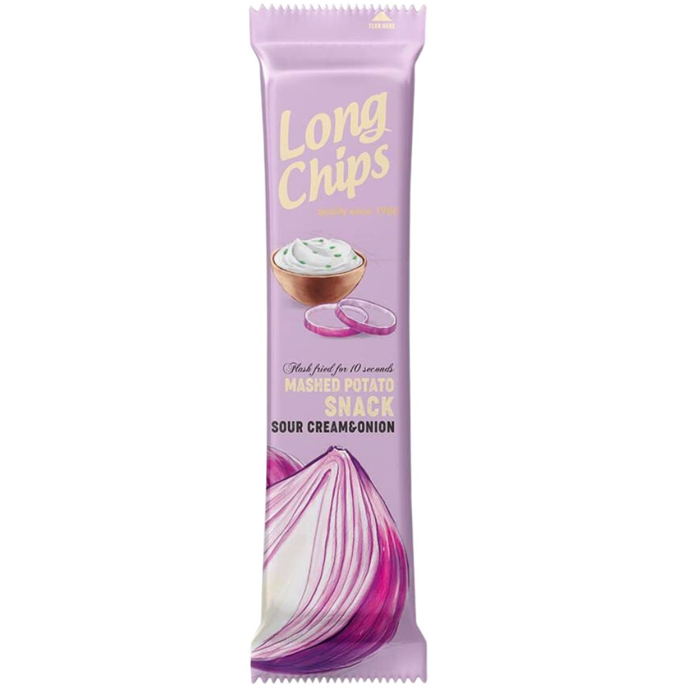 Wholesale of Long Chips Sour Cream & Onion 75g – Uncle Food