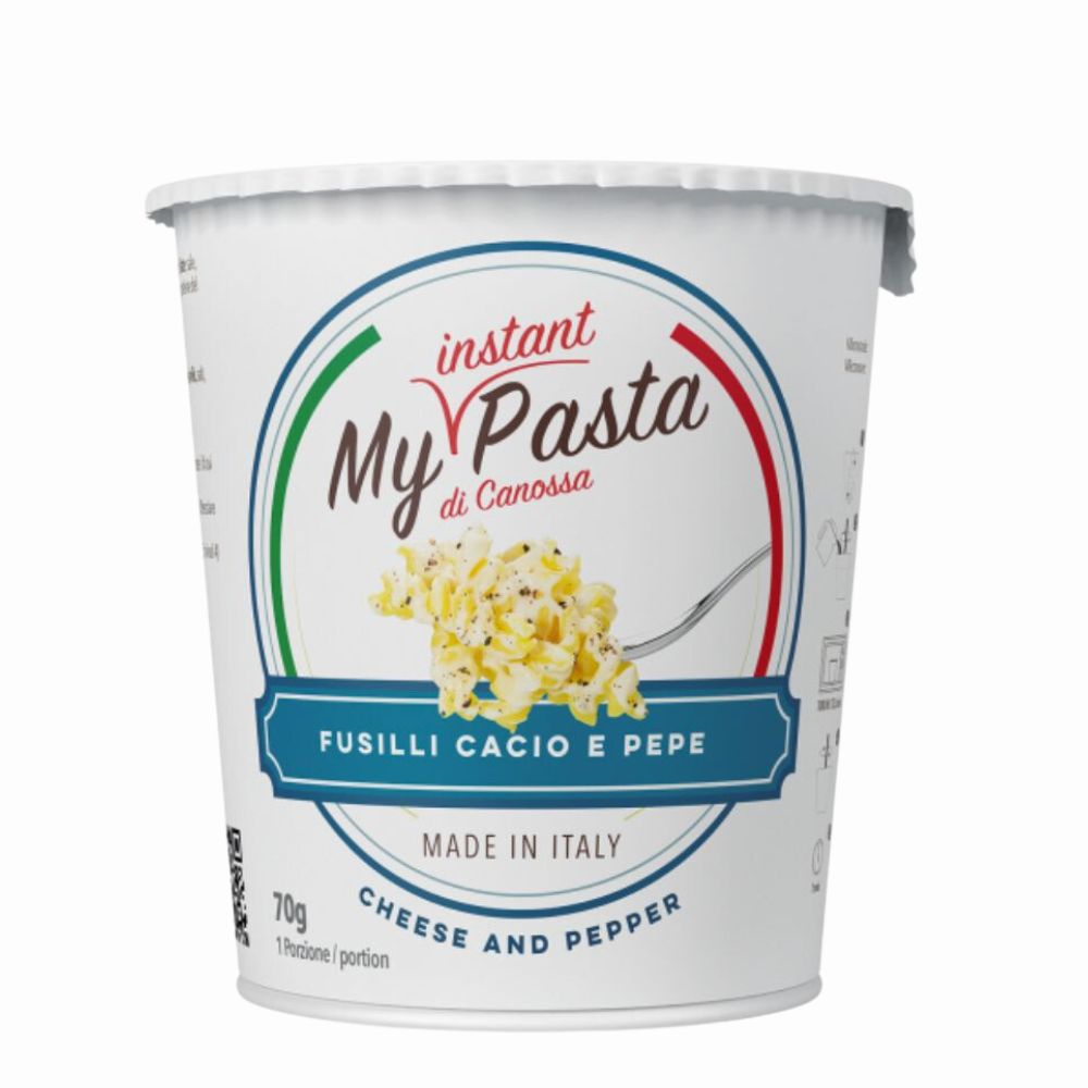 Wholesale of My Instant Pasta Fusilli Cacio e Pepe 70g – Uncle Food