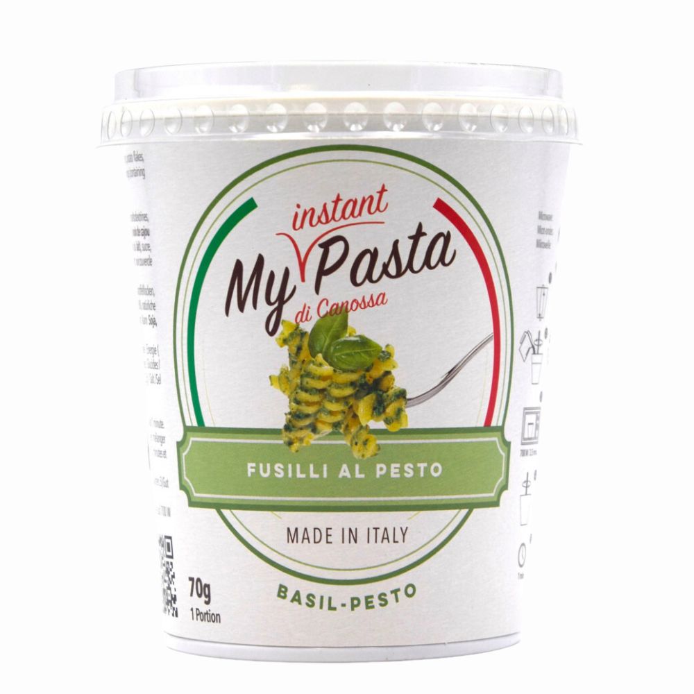 Wholesale of My Instant Pasta Fusilli with Pesto 70g – Uncle Food