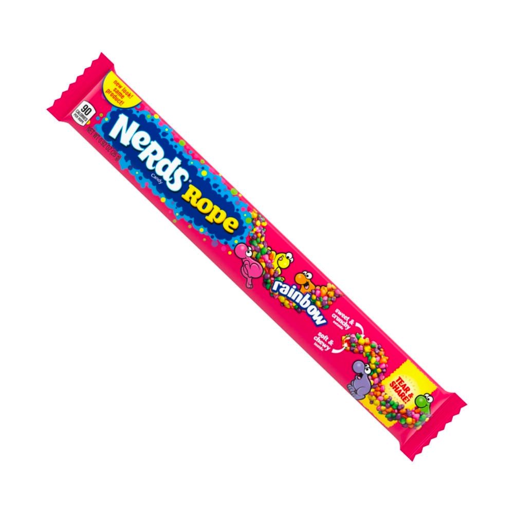Wonka Nerds Rainbow Rope da 26g - Vendita all'ingrosso – Uncle Food