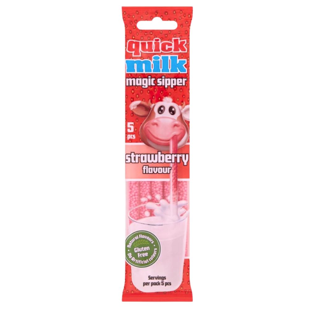 Wholesale sale of Quick Milk Magic Sipper Strawberry Flavor 30g – Uncle ...